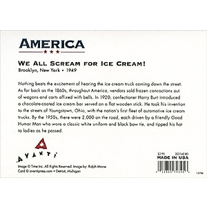 Kids On Ice Cream Truck - Avanti America Collection Birthday Card