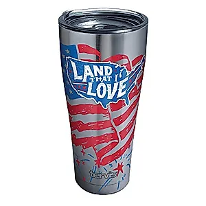 Tervis Land That I Love Triple Walled Insulated Tumbler, 30oz Legacy, Clear and Black Slider Lid