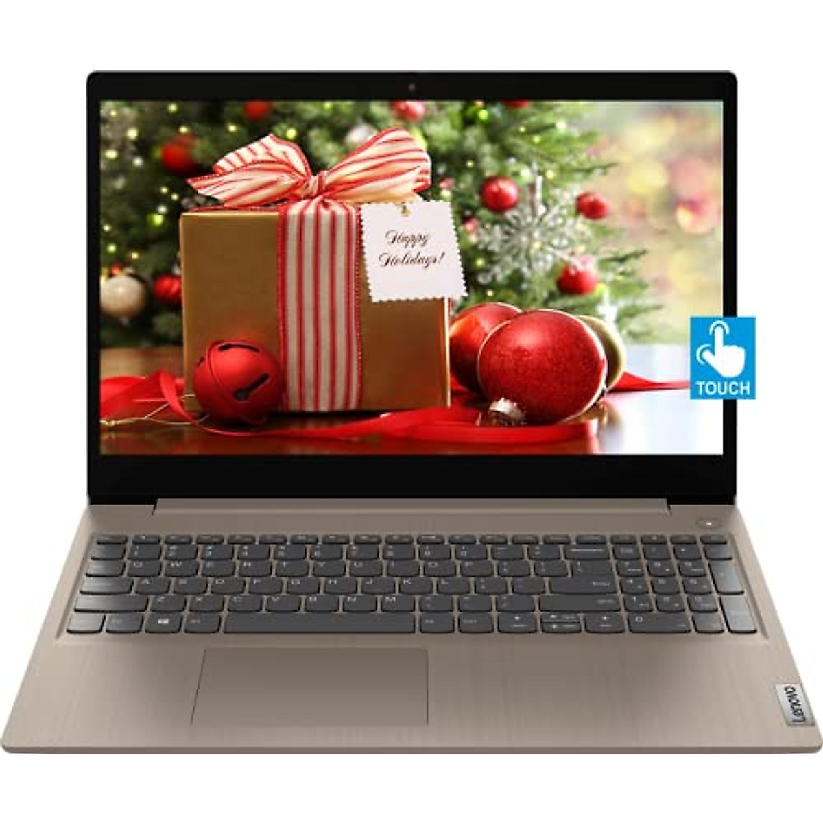 2022 Lenovo IdeaPad 3 15.6" HD Touch Screen Laptop, Intel Dual-Core i3-1115G4 Up to 4.1GHz, 8GB DDR4 RAM, 512GB PCI-e SSD, Webcam, WiFi 5, HDMI, Bluetooth, Windows 10 S - Almond + TiTac Card