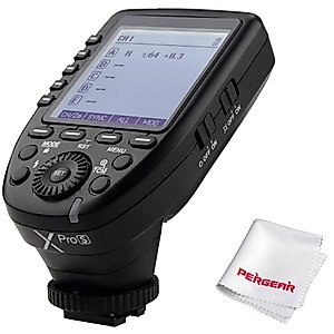Godox Xpro-S for Sony TTL Wireless Flash Trigger 1/8000s HSS TTL-Convert-Manual Function Large Screen Slanted Design 5 Dedicated Group Buttons 11 Customizable Functions