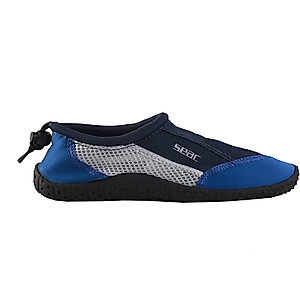 SEAC Reef Water Sports Shoes Barefoot Quick-Dry Aqua Waterproof Water Shoes for Men Women Kids Blue 8.5, Blue, 8.5