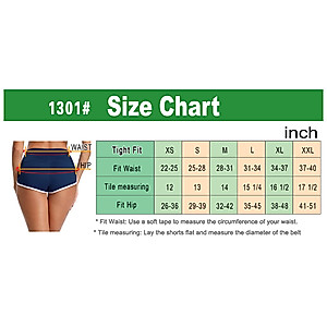 CADMUS Women's Workout Yoga Gym Shorts,1301,Black,Medium