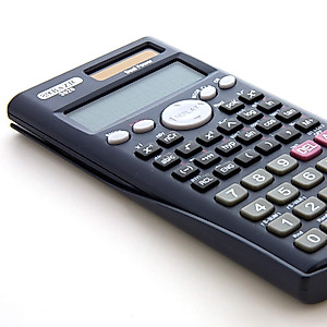 BAZIC Scientific Calculator 240 Function w/Slide-On Case, Engineering Calculators LCD Display, Great for Students and Professionals, Black 1-Pack