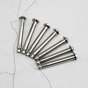 Micro Traders 20Pcs Expansion Bolts 304 Stainless Steel External Hex Nut Expansion Screw Bolts Sleeve Anchors Heavy Duty M6x80mm M8X60mm