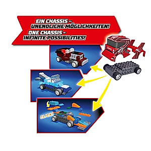 Carrera GO!!! Build 'N Race 62529 Racing Set 3.6 Electric Powered Slot Car Racing Kids Toy Blocks Race Track Set Includes 2 Hand Controllers and 2 Cars in 1:43 Scale