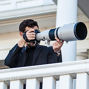 SPIDER HOLSTER - SpiderPro Camera Hand Strap v2 with Snap Assembly and Optional Wrist Strap – DSLR and Mirrorless Compatible (Graphite) - Vegan Leather + Memory Foam