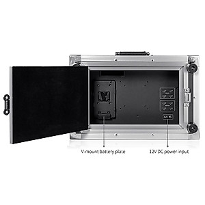 FEELWORLD ATEM156-CO 15.6 Inch Quad-Split Monitor Carry-on Broadcast Director Monitor with 4 x HDMI I/O for Switchers