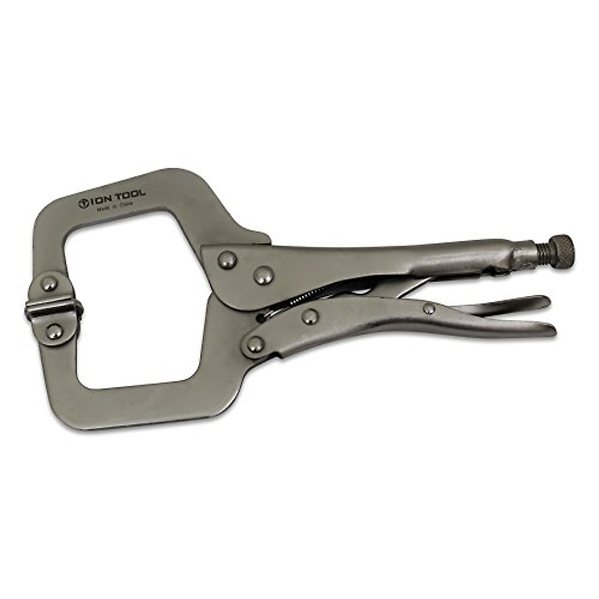 ION TOOL 6 Pack - 11” C-Clamp Locking Pliers, Swivel Pads
