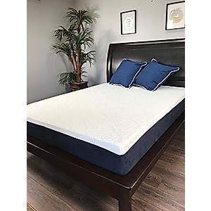 10" American Made Mattress- Cool Gel - 100% Made in USA - 20 Year Warranty - CertiPur Foam - (Queen)