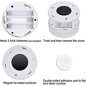 Svarog Motion Sensor Closet Lights,Indoor Motion Sensor Light Battery Powered Stair Lights Stick-Anywhere Wall Light Night Light for Bedroom, Cabinet,Kitchen,Hallway,Entrance (Cool White-6 Pack)