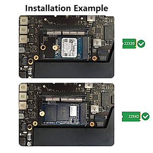 Replacement M.2 NVME SSD Convert Adapter Card Upgrade for MacBook Pro 13 inch with Retina Display A1708 (Late 2016 Mid 2017)