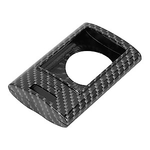 X AUTOHAUX TPU Car Smart Key Remote Flip Fob Cover Shell Protective Case for Cadillac Escalade Carbon Fiber Pattern