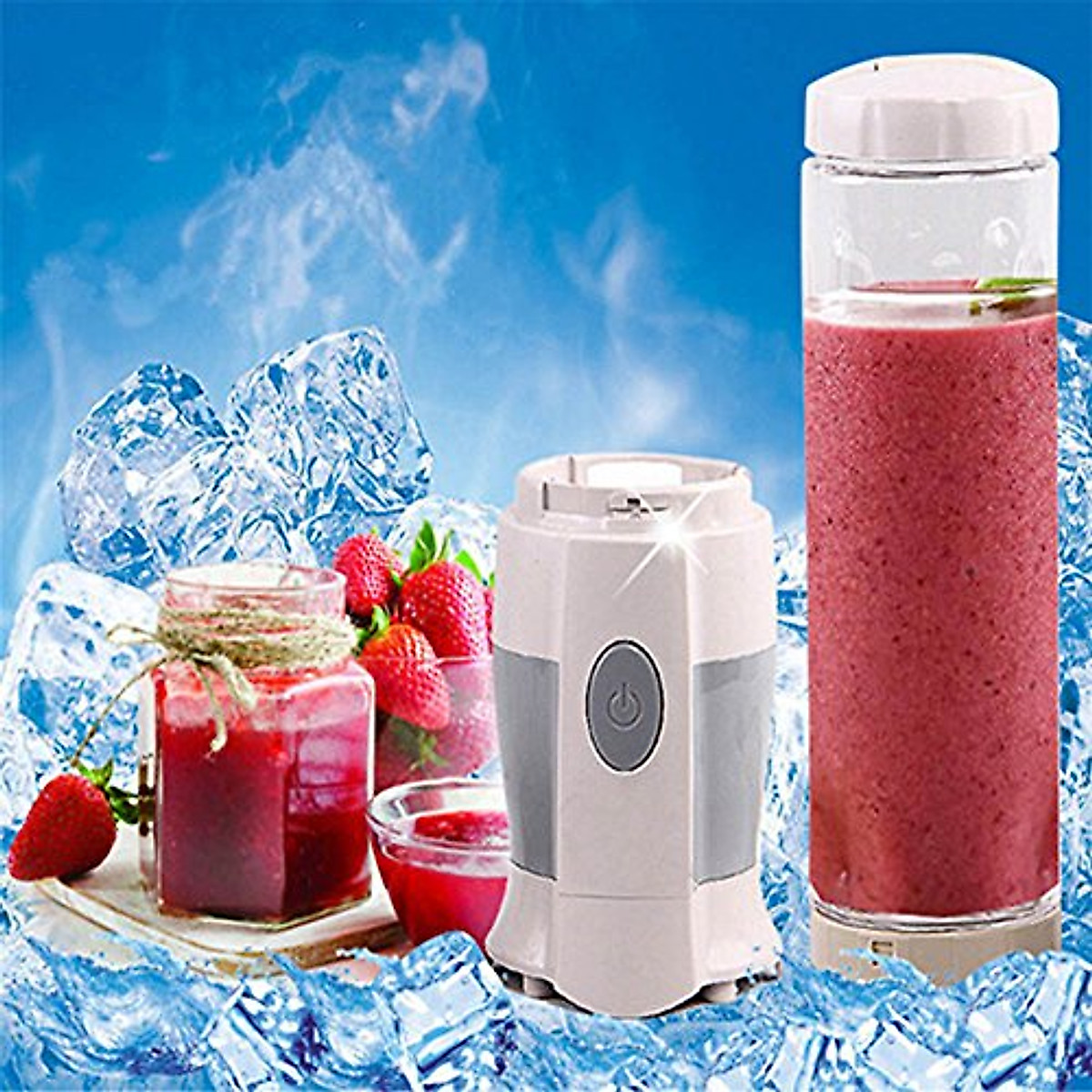 Shake N Take Juice Machine Multifunctional Mini Electricity Juicer Squeezers Portable Pocket Sports Bottle Blender