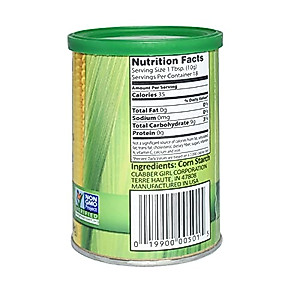 Clabber Girl Non-GMO Corn Starch, Gluten Free, 6.5 Ounce