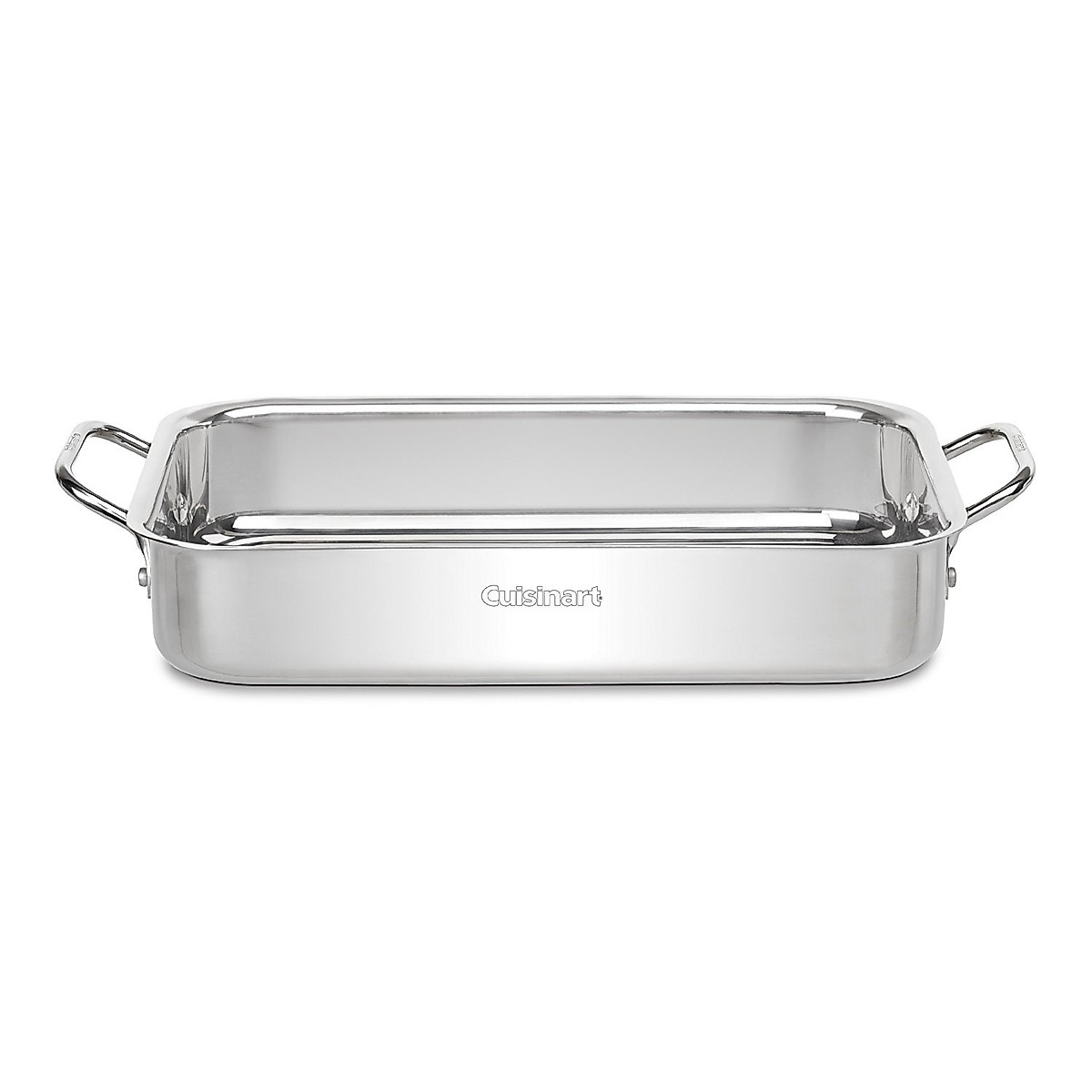 Cuisinart Chef'S Classic Lasagna Pan Dw Safe 13-1/2" L X 9.25" W X 2.5" H Stainless Steel Gold Oven