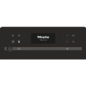 Miele CM 5510 Silence Automatic Coffee Machine in Rose Gold Pearl Finish with 33.8 oz MB-CM-G Glass Milk Container