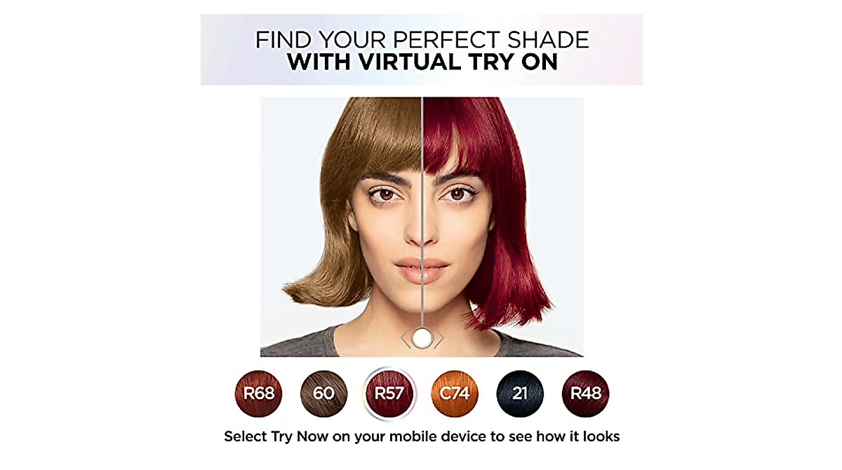 Vibrant L'Oreal Paris Feria R48 Red Velvet Hair Color