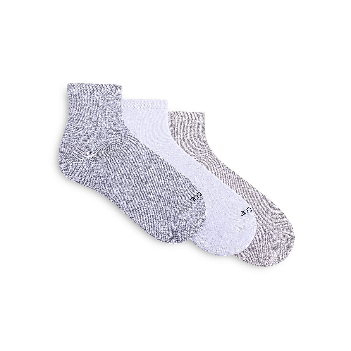 HUE womens Super Soft Crew 3 Pair Pack Casual Socks, Chrome Pack, One Size US