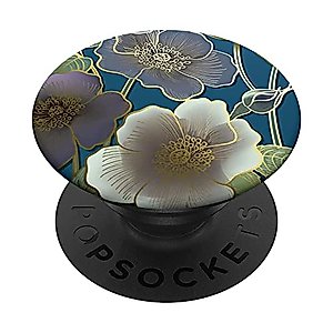 Roses Floral Pattern Phone Popper PopSockets Swappable PopGrip