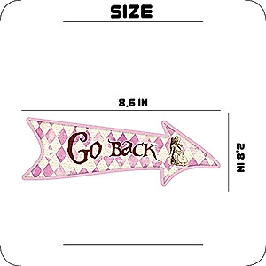 Hille Decor Directional Sign for Alice Arrow Signs Direction Indicator Cardboard Party Decorations