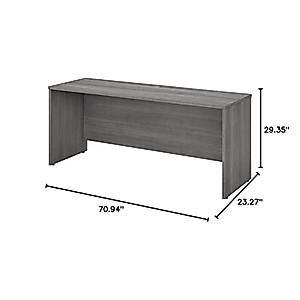 Bush Business Furniture Studio C Home Office Desk, Platinum Gray