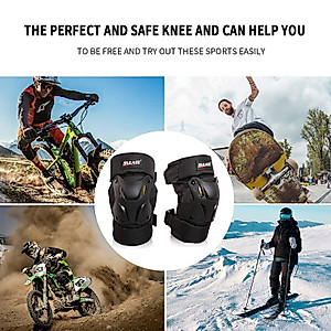 GLEIM Knee Pads for Construction Work and Gardening, Knee Pads for Men and Women,Industrial Heavy Duty Tactical Knee Pads,Guard Gear Protective for Motorcycle Mountain Biking Bicycle -1 Pair