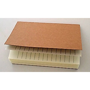 Notepads with Kraft Paper Covers (4.5 x 3 Mini Notebooks Set of 6)