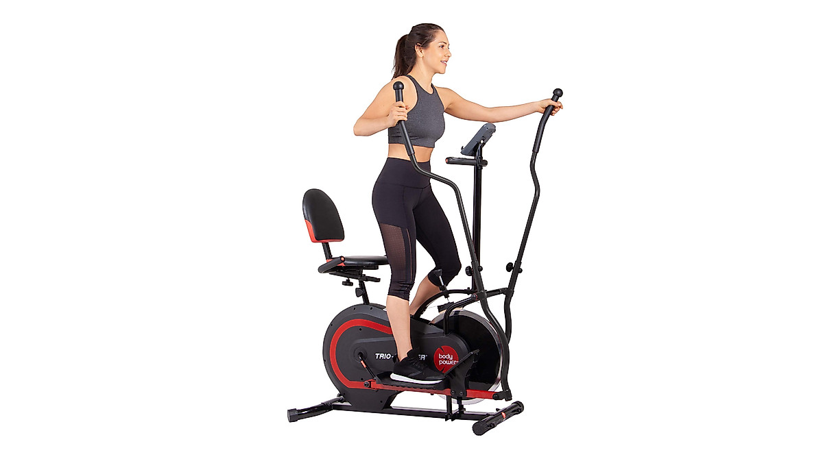 Body Power 2nd Gen 3-in-1 Exercise Machine – Elliptical & Bike