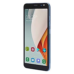 soobu HD Smartphone Camera 5.45 Inch Smartphone Fingerprint Face Unlock 5Mp+2Mp 3G Cameras for Man Woman Home Gift (Blue)