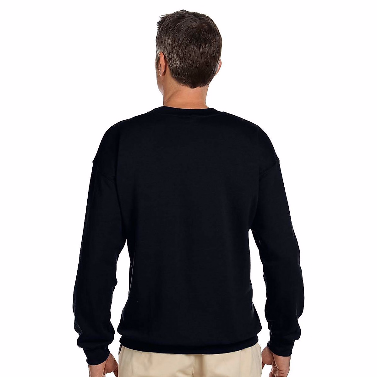 Hanes Men's Ultimate Cotton Heavyweight, Navy, Large