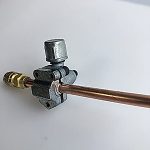 Boltigen R134A Refrigerant Charge Hose Gauge Kit-A/C Refrigerant Charge Hose Gauge Set with 1 BPV-31 Bullet Piercing Tap Valve,1 Retrofit Valve Fits for Car AC Air Conditioning Refrigerant Charging