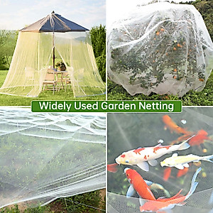 BILIENTE Garden Netting Fine Mesh(8ft x 33ft),Mosquito Netting, Garden Insect Screen Plant Covers for Protect Vegetable Plants Fruits Flowers Crops
