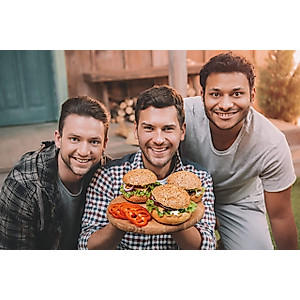 Kitchen Geeks Hamburger Patty Paper - 1000 Wax Paper 5.5 x 5.5 Inch Square Sheets For Burger Press Maker Patties, Baking, Candy