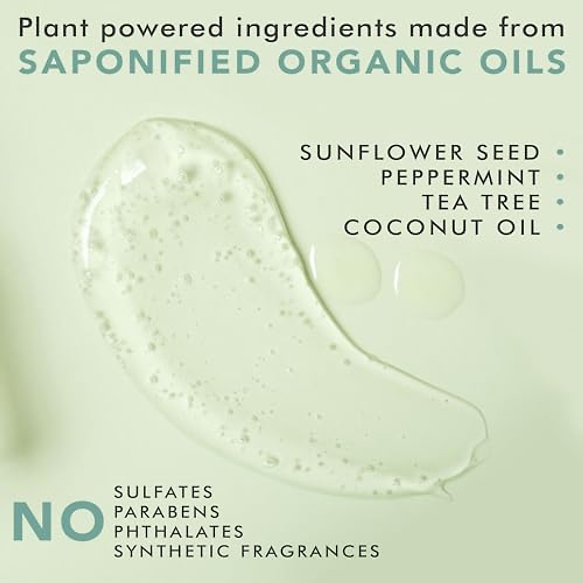 Peppermint Tea Tree Body Wash - USA Made with Organic and Natural Ingredients, Moisturizing Shower Gel, Gentle & Non Toxic Daily Wash for Oily & Acne-Prone Skin, Vegan Body Cleanser for Women and Men