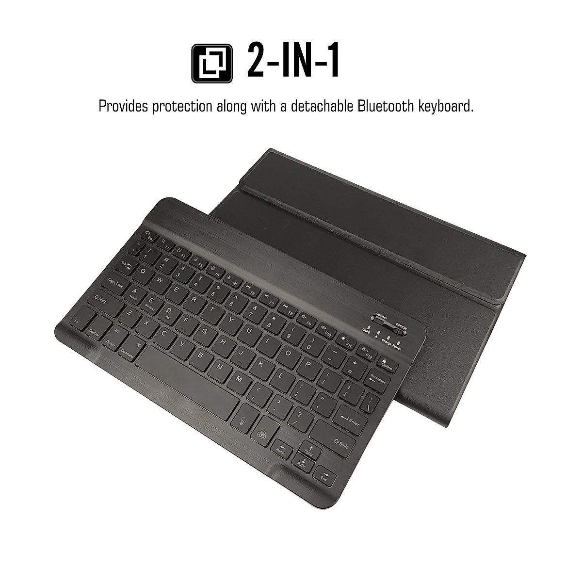 Backlight Keyboard Case for Samsung Galaxy Tab S6 10.5 inch 2019,Slim Stand Cover Lightweight Case with Magnetically Detachable Wireless Keyboard for Galaxy Tab S6 10.5 inch 2019 SM-T860/T865 (Black)