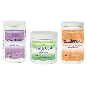 MPP Healthy Supplement Vitamins for Dogs Wheat and Corn Free Veterinarian Formulated (Skin and Coat)