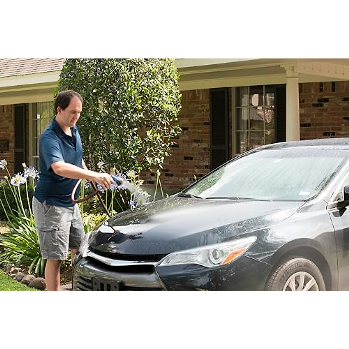 Rain-X 620191 Foaming Car Wash - 100 fl oz. High-Foaming, Concentrated Formula For Greater Cleaning Action, Safely Lifting Dirt, Grime And Residues For An Exceptional Clean