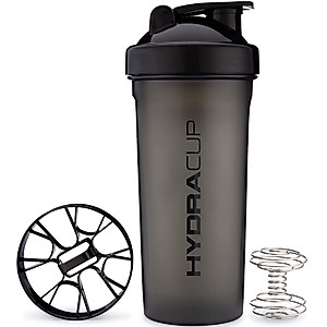 Hydra Cup [3 Pack 45 oz Shaker Bottles for Protein Shakes, Jumbo Shaker Cups w/Ball Blender Whisk, Extra Large Shaker Bottle with Handle, Travel To Go, BPA Free (Dark Colors)