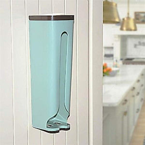 Bottles,Jars Wall-mounted Garbage Bag Storage Box Plastic Storage Box Wall-mounted Removable Garbage Bag Box Storage bottle (Color : Deep Blue)
