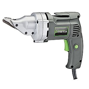 Genesis GES40 4-Amp 14-Gauge Swivel-Head Variable-Speed Power Metal Shear