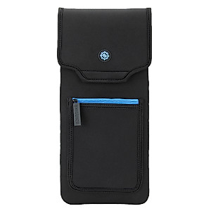ENHANCE Keyboard Sleeve Travel Case for Tenkeyless Compact Tournament Gaming Keyboards (up to 15 Inches) with Rugged Neoprene Construction, Zipper Mouse Storage, and Cable Storage Pouch - Black