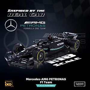 Formula 1 AMG W14 Model Kit - 1:18 Scale Racing F1 AMG W14 E Performance Model Inspired by Lewis Hamilton & George Russell Building kit, Collectible diecast, 140 Pieces