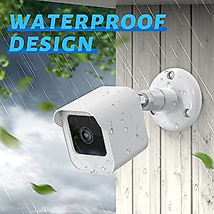 MROUNT Wyze Cam V3 Wall Mount, Weatherproof Protective Housing with 360 Degree Adjustable Mount Bracket Outdoor and Indoor, Security Camera System Accessories (WHITE-3Pack)