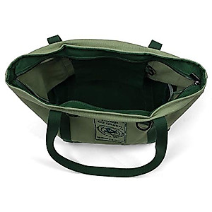 Hemp Go Green 100% Hemp Canvas Washable Heavy-Duty Zippered Tote Bag - Every Day Carry Tote Bag