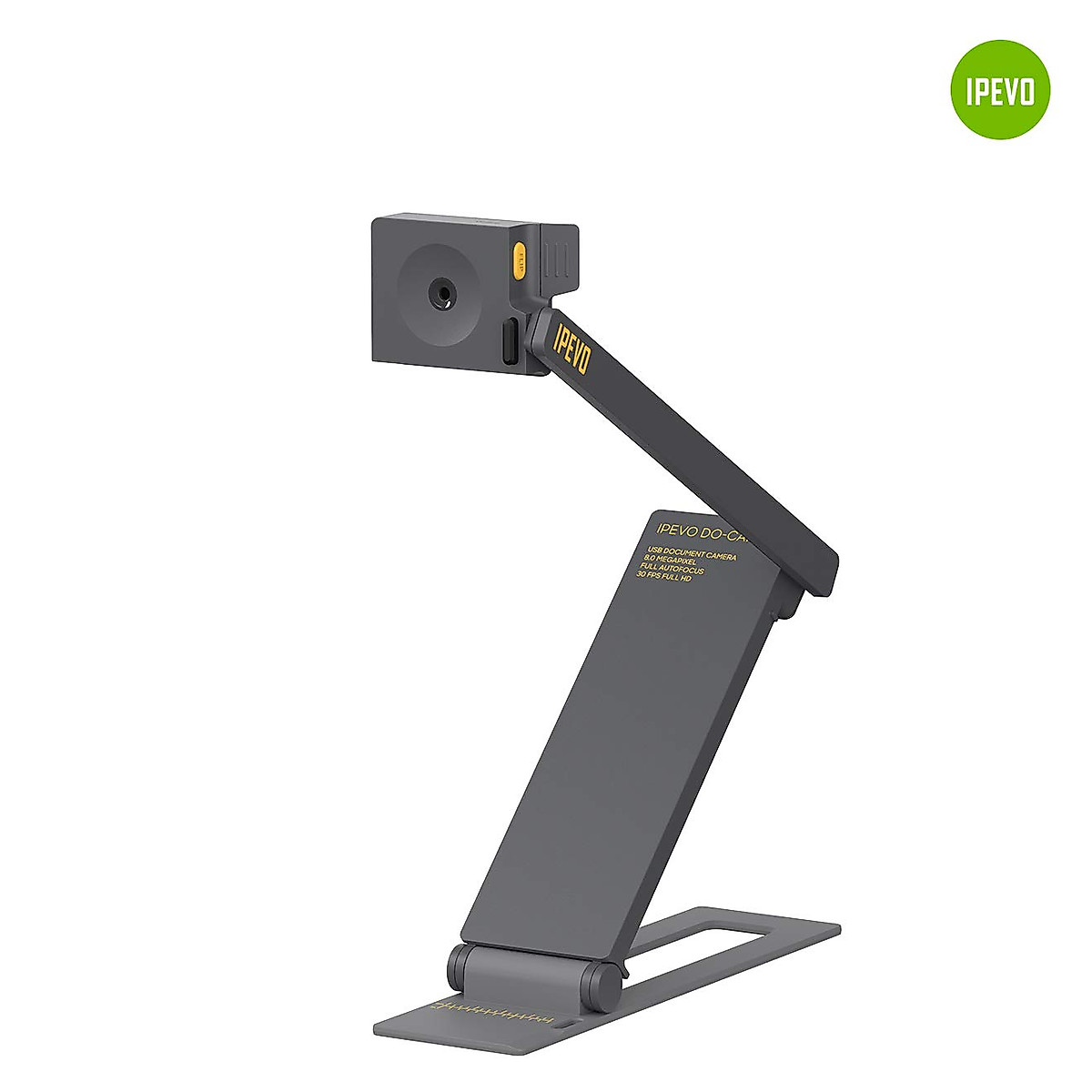 IPEVO DO-CAM Portable & Compact Ultra HD 8MP USB Camera for Professional Visual Presentations and Communication — Real-time Image Capture, Webcam for Conference Call, Distance Learning, Remote Work