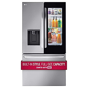 LG LRFOC2606S 26 Cu. Ft. Stainless Counter Depth French Door Refrigerator