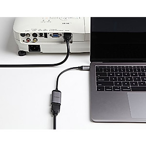 DODOWIN USB C to HDMI Adapter, USB C to HDMI Cable 4K 60Hz, USB Type-C (Thunderbolt 3) to HDMI Adapter Compatible 2018-2019 MacBook Air/Pro 2017 2016 (Silver)