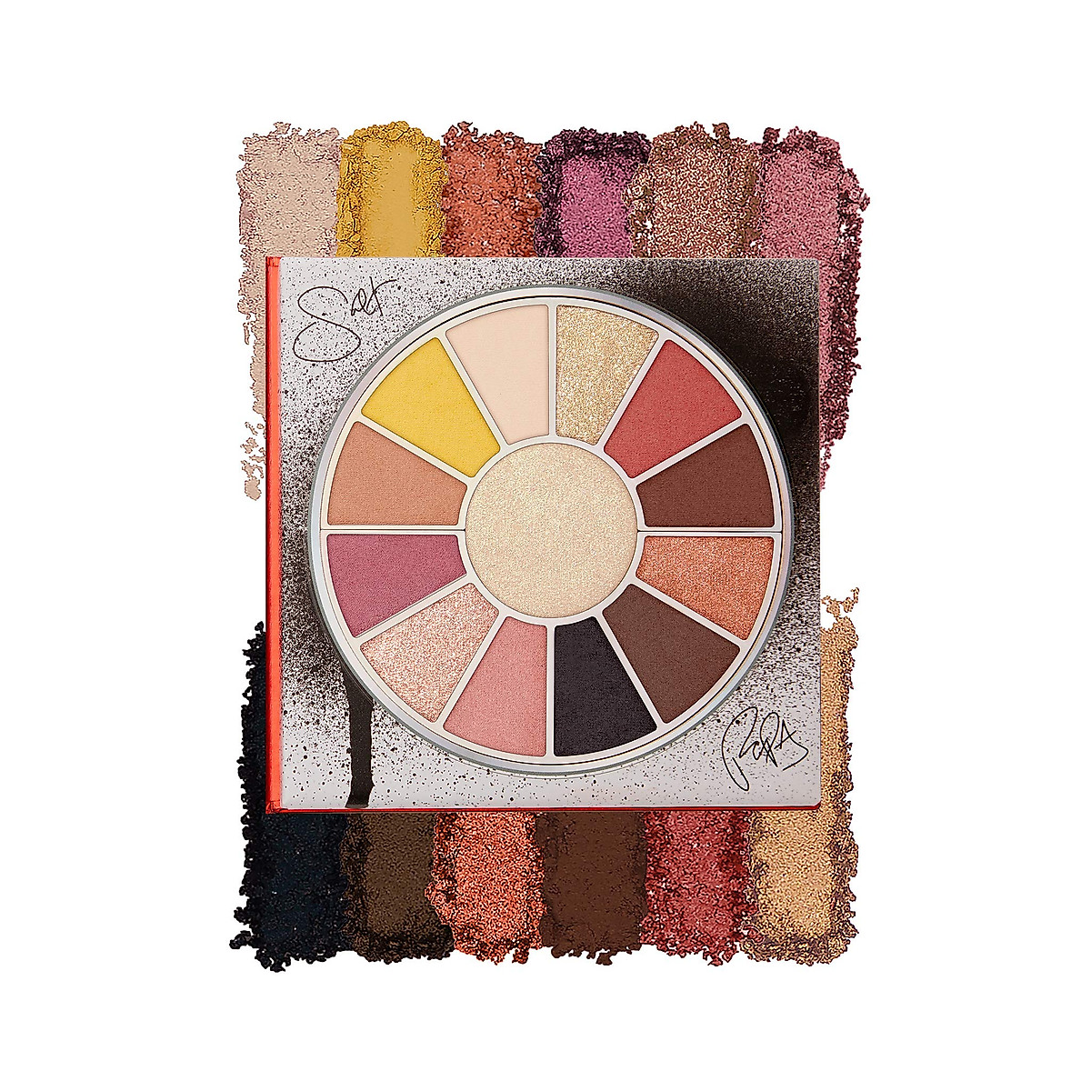 Salt-N-Pepa Hot, Kool And Vicious Eyeshadow and Highlighter Palette - Eyeshadow Palette and Highlighter Makeup - 12 Colors Highly Pigmented Matte Shimmer Eye Shadow Makeup Palette Kit