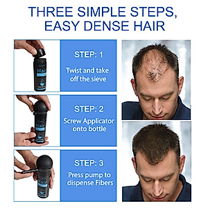 KPNEMA Hair Fibers Spray Applicator, Hair Building Fibers Spray Pump Applicator, Spray Applicator Pump Nozzle