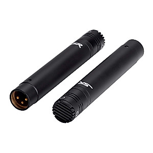 Monoprice Stage Right Series Small Pencil Condenser Microphones (625907), Black